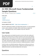 Microsoft Azure AZ 900 Notes | PDF | Cloud Computing | Microsoft Azure