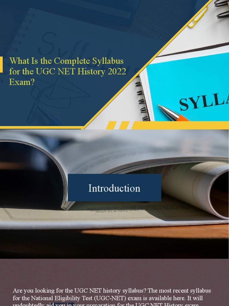 What Is The Complete Syllabus For The UGC NET History 2022 Exam? | PDF ...