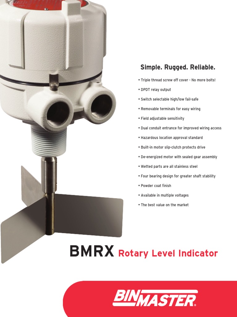 Rotary Level Indicator: Simple. Rugged. Reliable | PDF | Pipe (Fluid ...