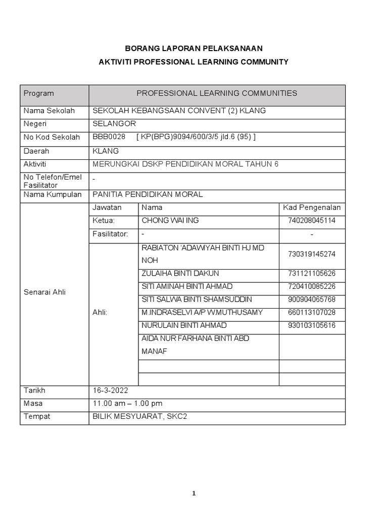 Laporan PLC 2022 - 1 | PDF
