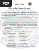 Bpoc Organizational Structure: Hon. Angelica T. Camarillo Hon. Joebanie ...