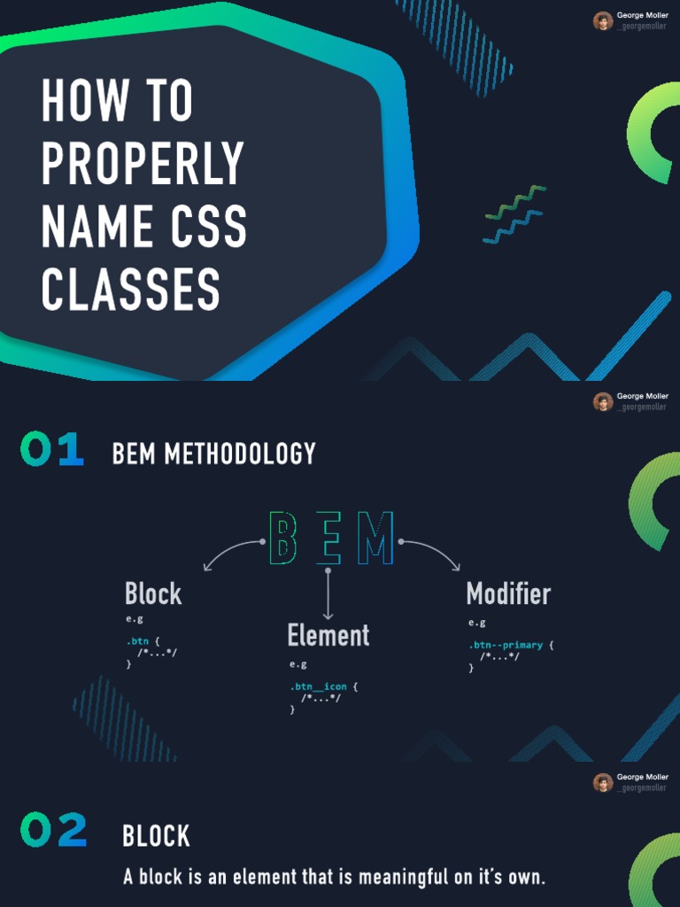 CSS Class Naming for Developers | PDF | Software Engineering