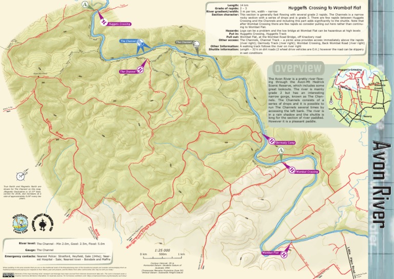 Avon River Map | PDF | Transport | Earth Sciences