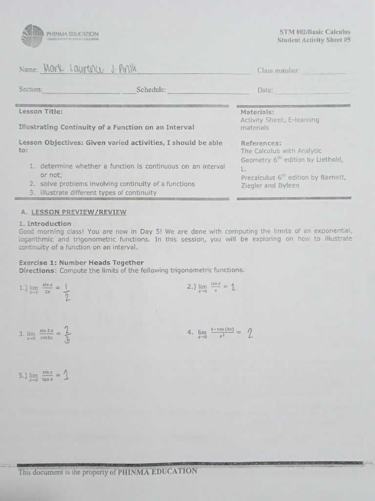 STM 002 M5 | PDF | Mathematical Objects | Elementary Mathematics