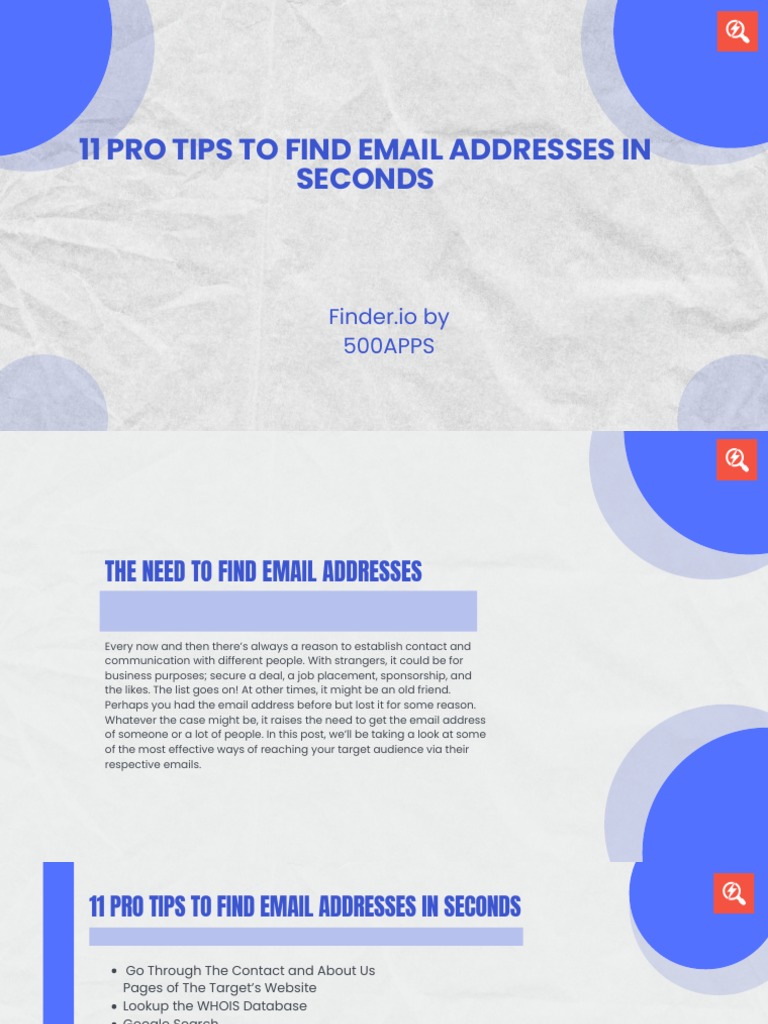 11 Tips for Finding Emails Quickly | PDF