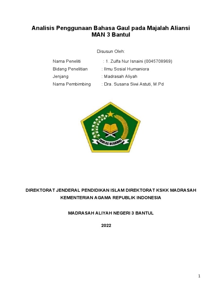 Proposal Myres 2022 | PDF