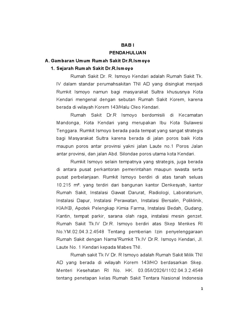 Laporan Lengkap RS Korem | PDF | Sains & Matematika | Kesehatan Holistik
