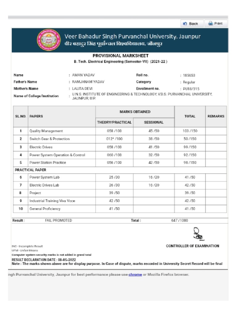 Seventh Semester | PDF