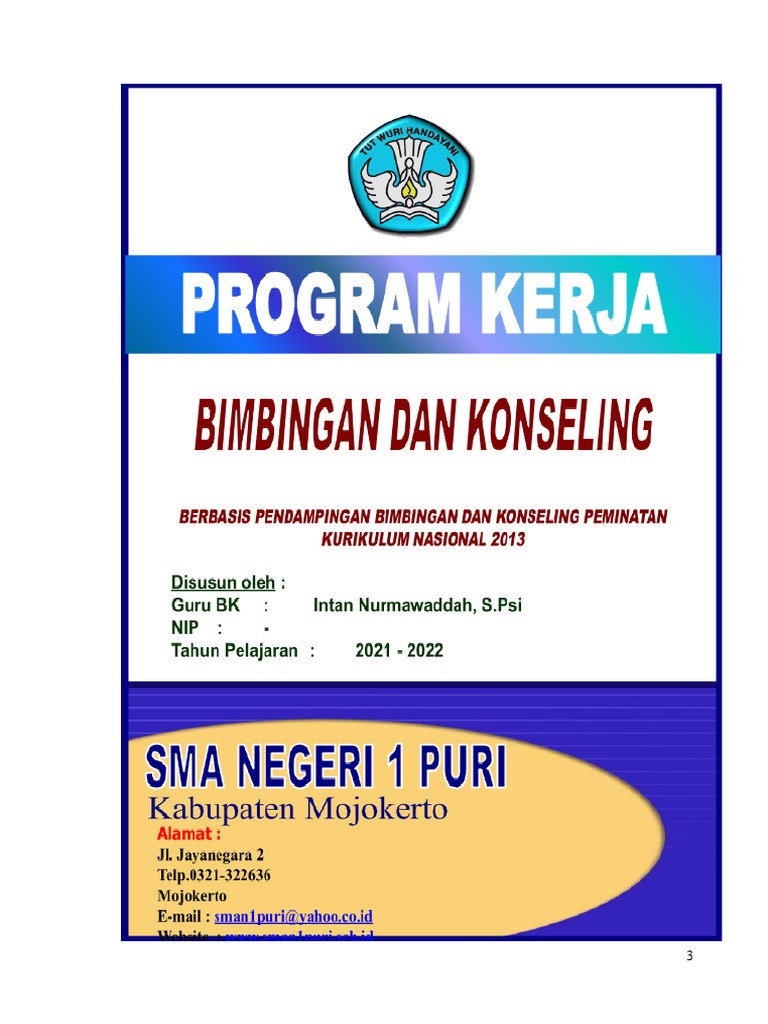 Program Kerja BK | PDF