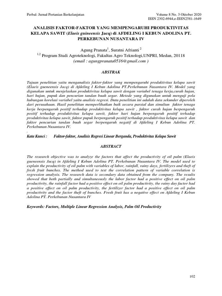 PTPN 4 (Berganda) | PDF