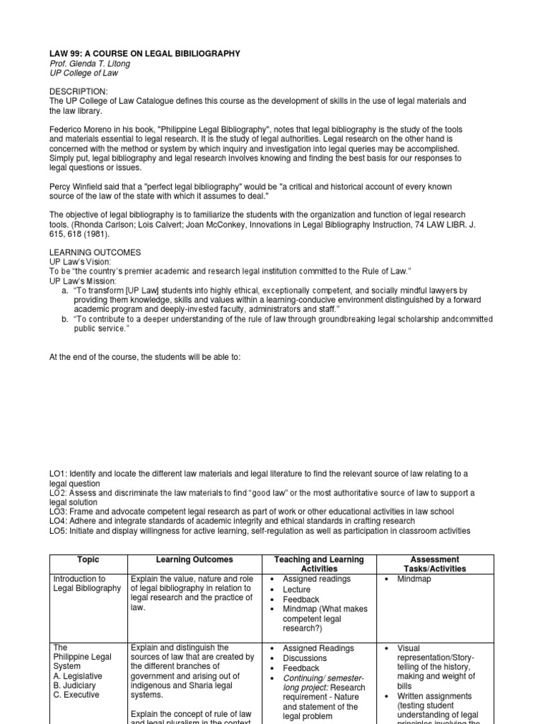 Legal Bibliography | PDF | Bibliography | Libraries