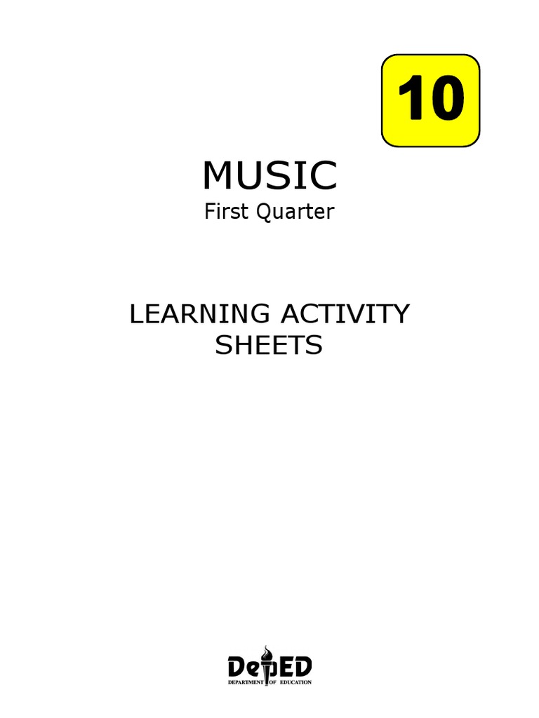 Grade 10 Music LAS | PDF | Composers | Performing Arts