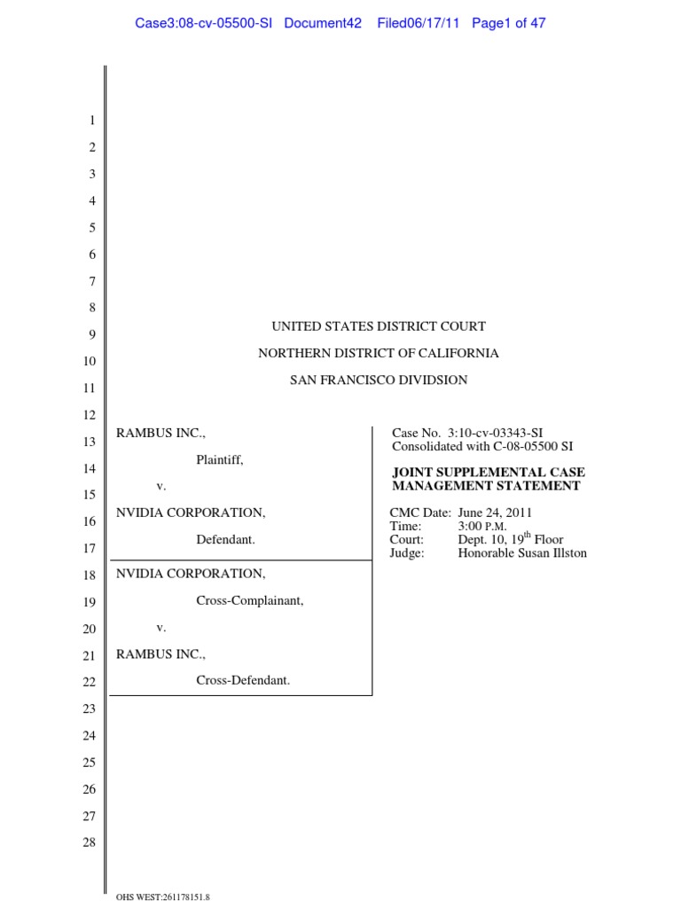 Https Ecf - Cand.uscourts - Gov Cgi-Bin Show Temp - PL File 7574396-0 - 15559 | PDF | Discovery ...