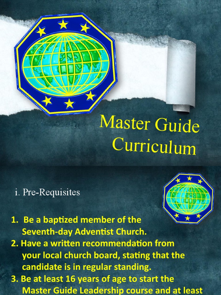 Master Guide Training Guide | PDF | Religious Organizations ...