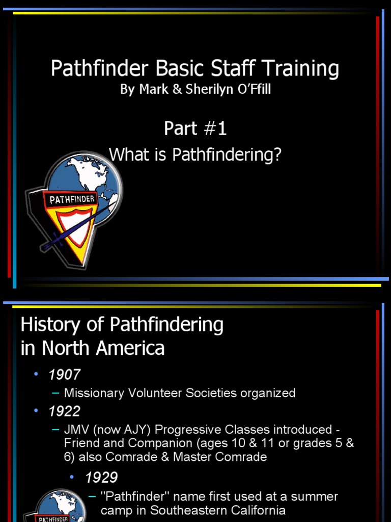 Pathfinder Basic Staff Training | PDF | Leadership | Mentorship