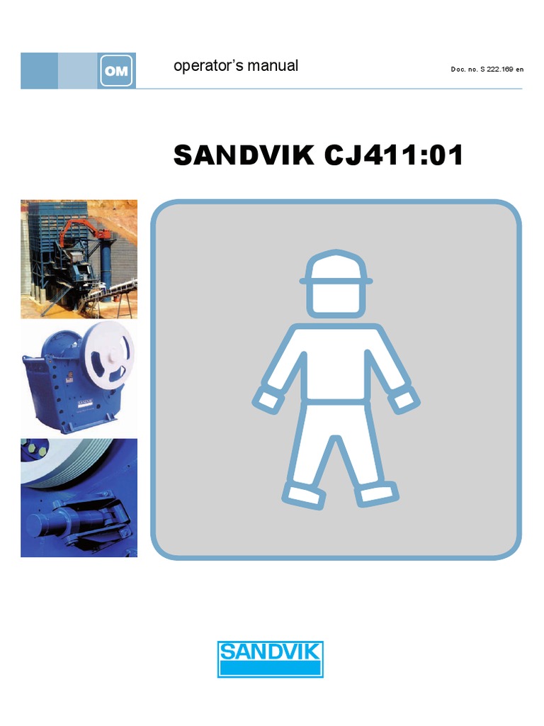 SANDVIK CJ411:01: Operator's Manual | PDF | Manufactured Goods