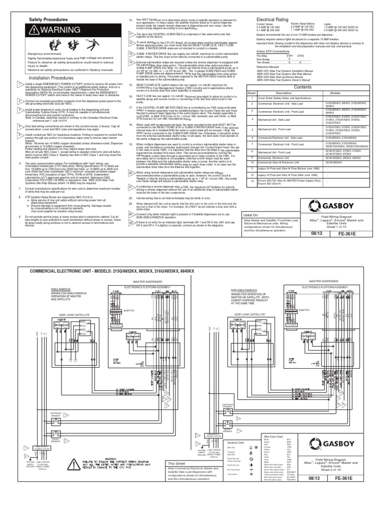 2298 Gasboy | PDF | Relay | Electrical Wiring