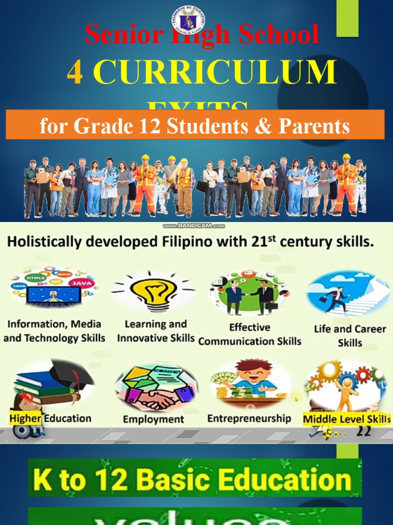 Grade 12 (4 Curriculum Exits) | PDF