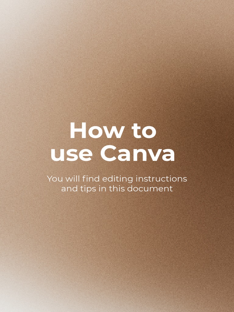 Canva Guide | PDF