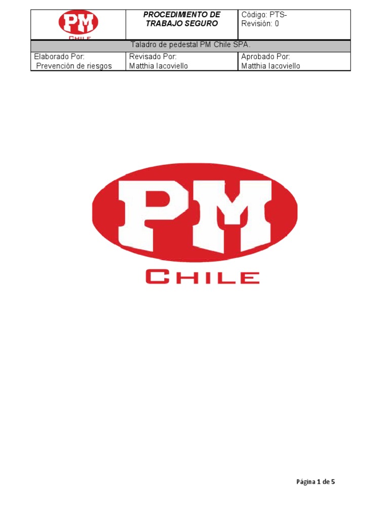 Formato PTS | PDF | Perforar