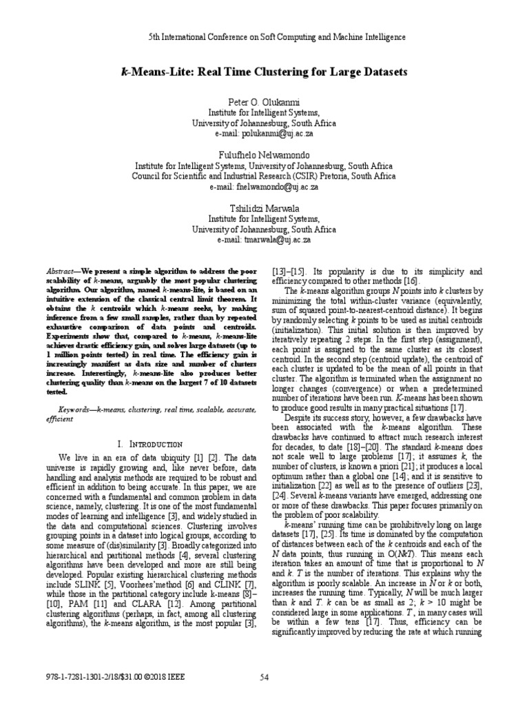 Kmean Lite | PDF | Cluster Analysis | Computing