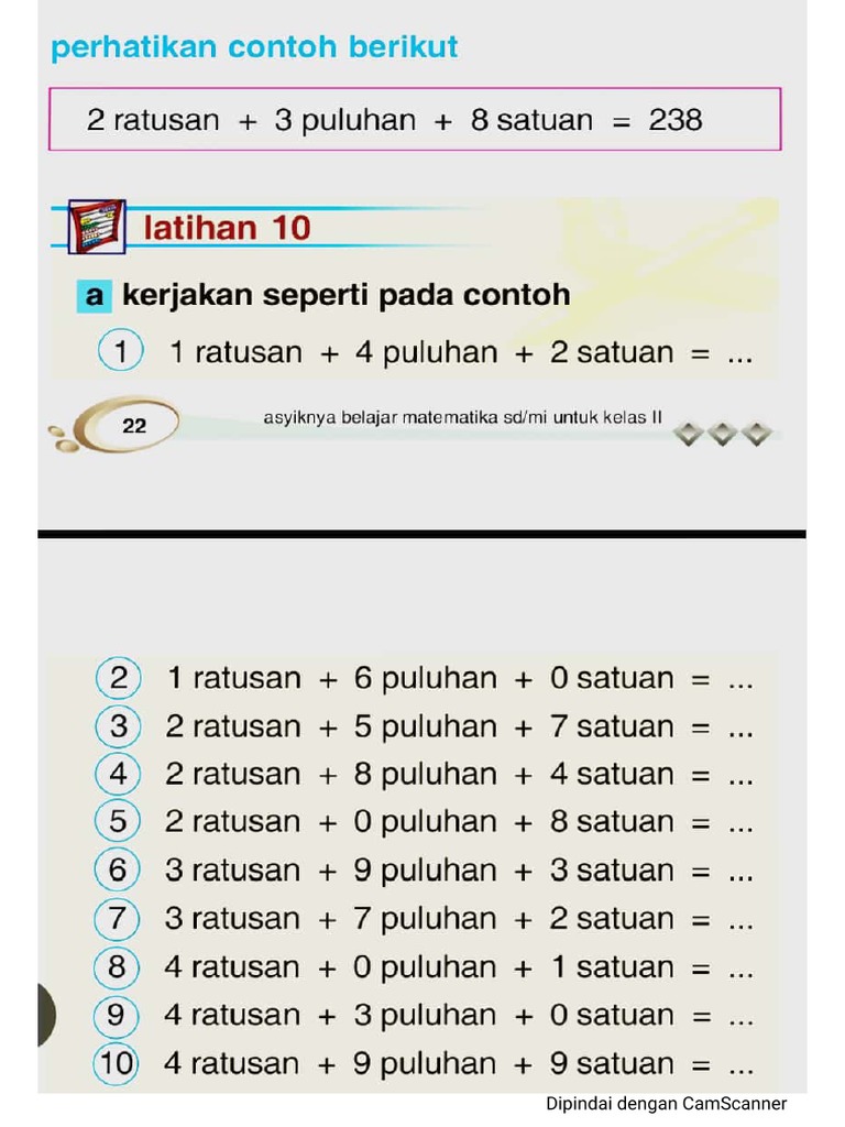 Math Kls 2 (Bab 1) | PDF