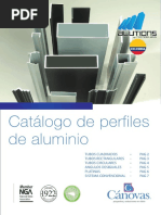 Catálogo De Perfiles De Aluminio Indalum Pdf Tonelada Pie Unidad