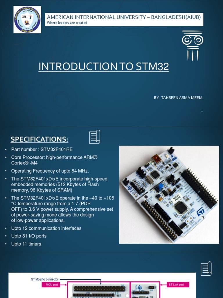 Introduction To STM32 Before 2 Exp | PDF | Electrical Engineering ...