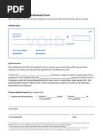 Chime Direct Deposit Authorization Form | PDF