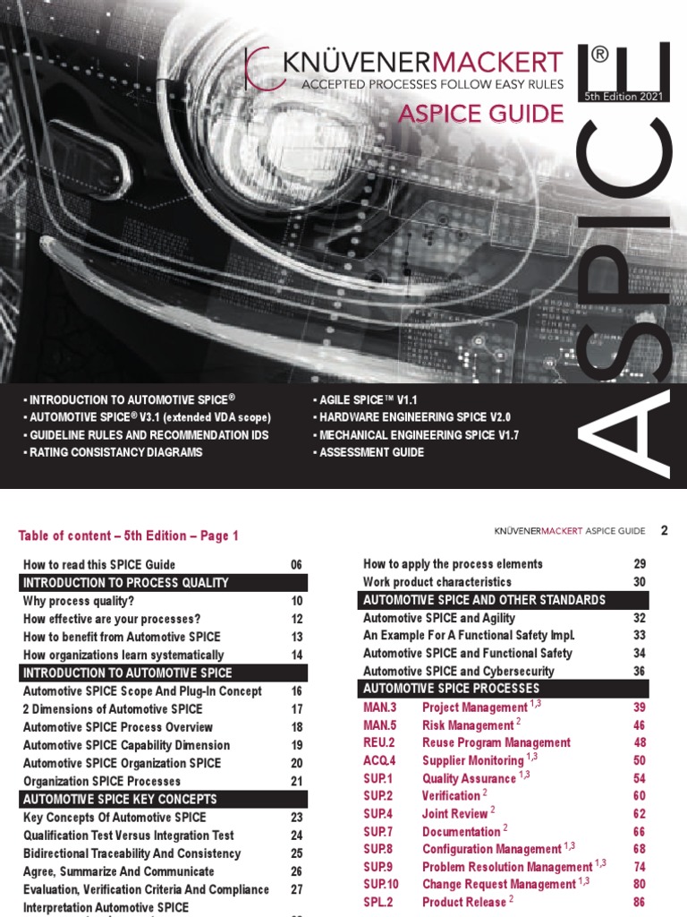 ASPICE Guide KM2021 04 | PDF | Information Technology Management ...