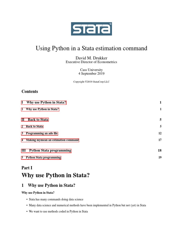 Python In Stata Pdf Matrix Mathematics Variable Computer Science 2338