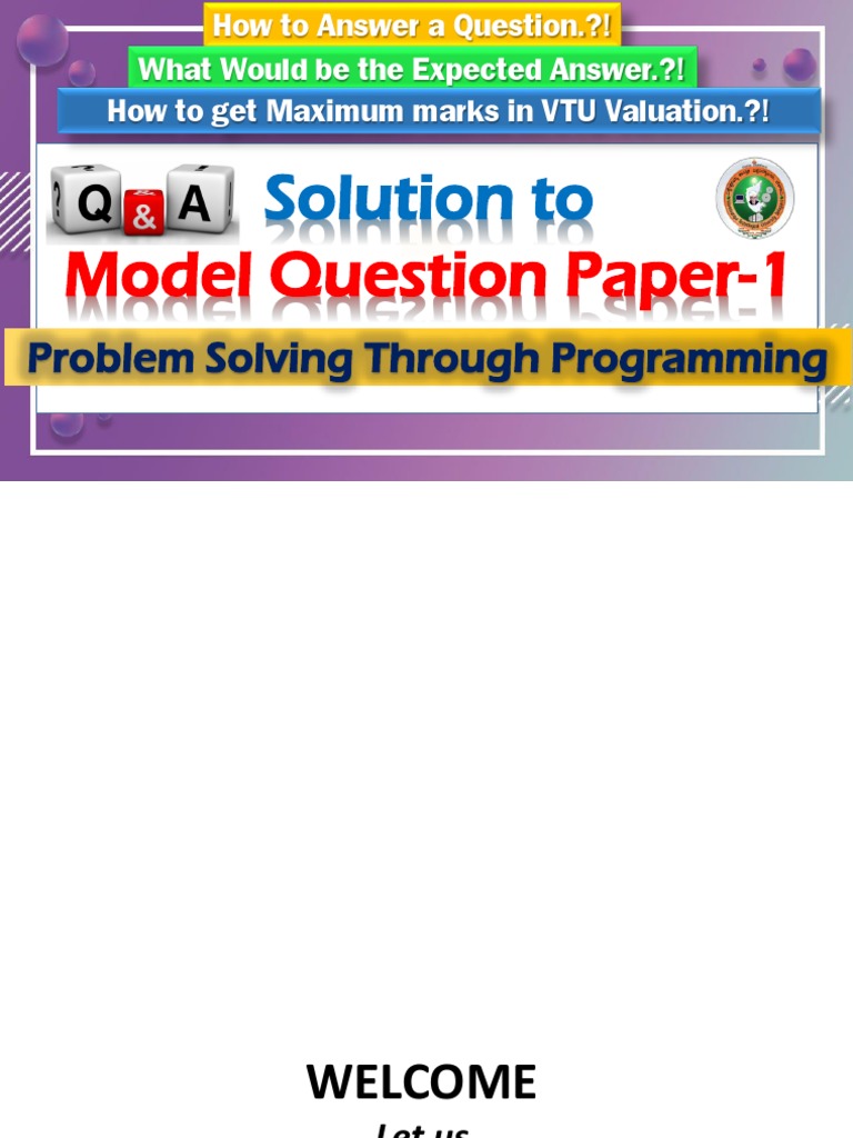 PSP Model Paper 1 Solution | PDF | Computer Data Storage | Computer Memory