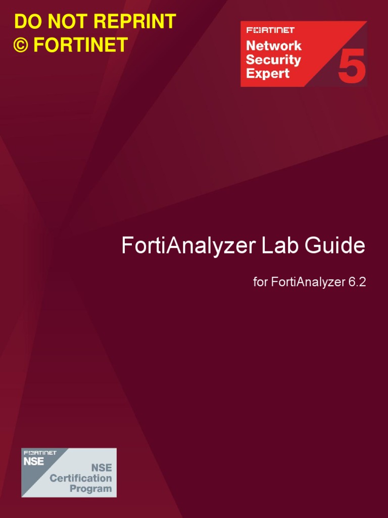 Fortianalyzer Lab Guide: Do Not Reprint © Fortinet | PDF | Superuser | Active Directory