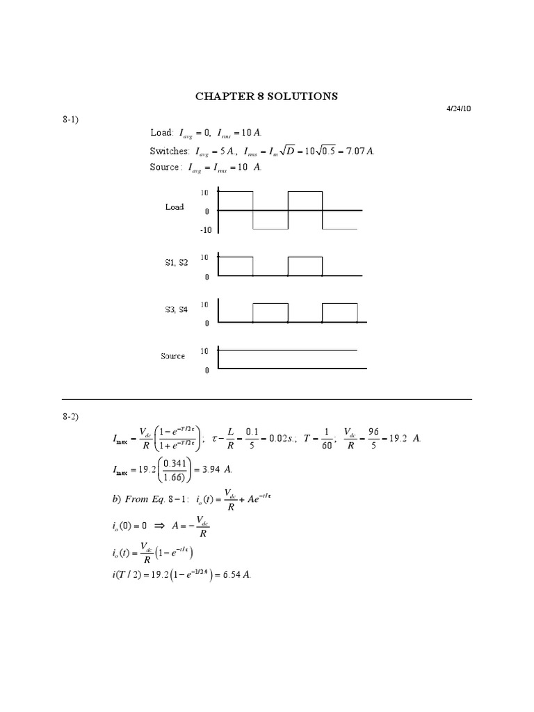 Hart Chapter 8 Solutions | PDF | Electromagnetism | Computer Engineering