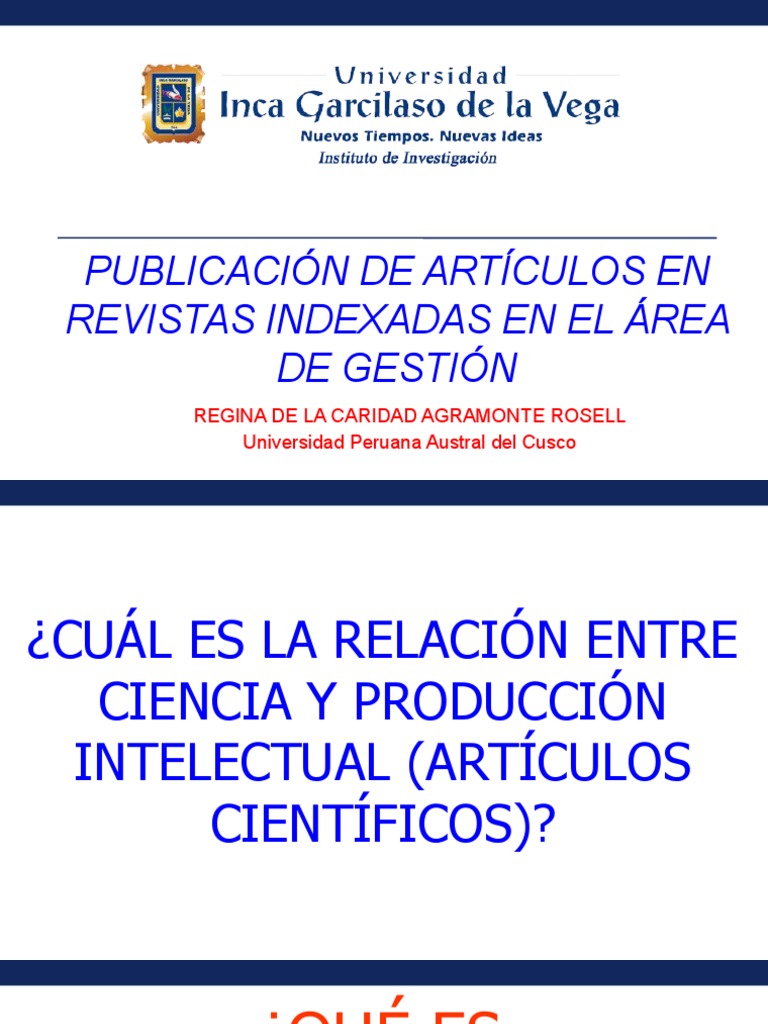EIGV-Articulos Científicos UNSAAC | PDF | Teoría | Estadísticas