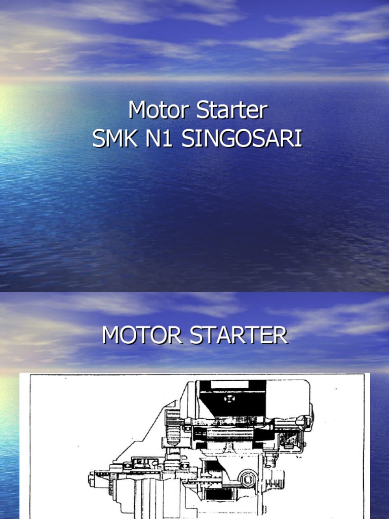 Motor Starter | PDF | Teknologi & Rekayasa