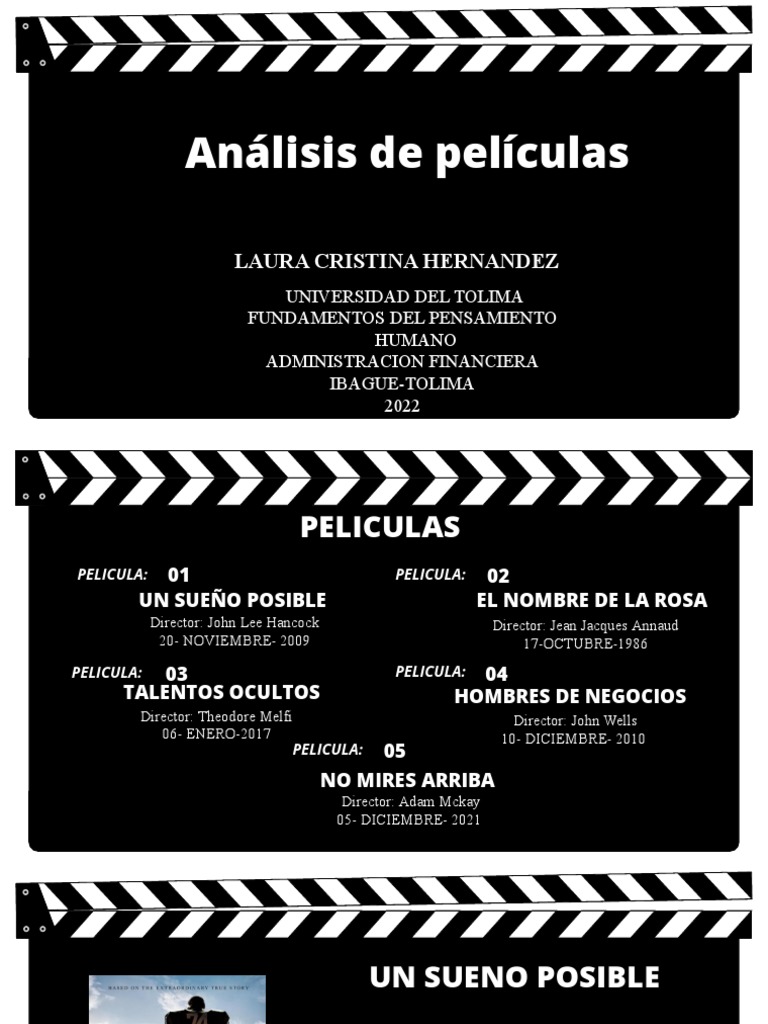 Exposicion Sobre El Analisis de Las Peliculas | PDF | Amor | Liderazgo