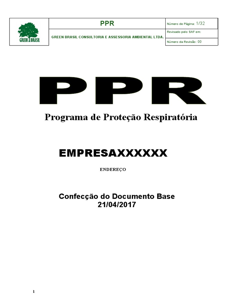 Modelo PPR | PDF | Oxigênio | Ambiente natural