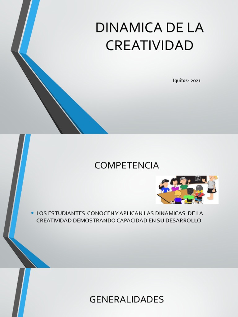 Dinamica de La Creatividad | PDF | Creatividad | Experiencia