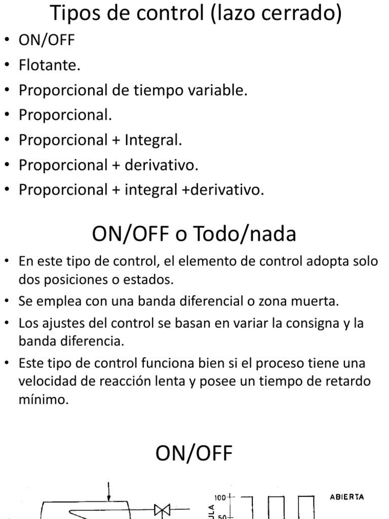 Control Proporcional y Banda Proporcional | PDF | Integral | Solenoide