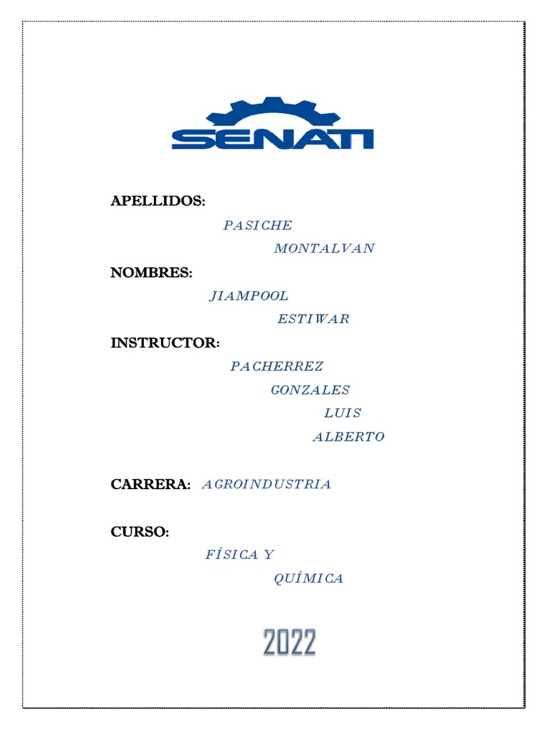 Entregable 1 de Fisica y Quimica | PDF | Métodos y materiales de enseñanza