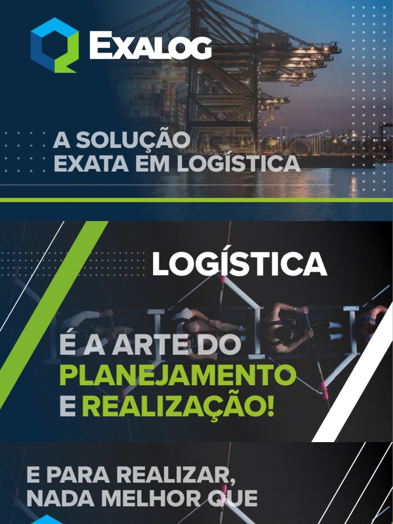 Apresentação Exalog | PDF | Logística | Economias
