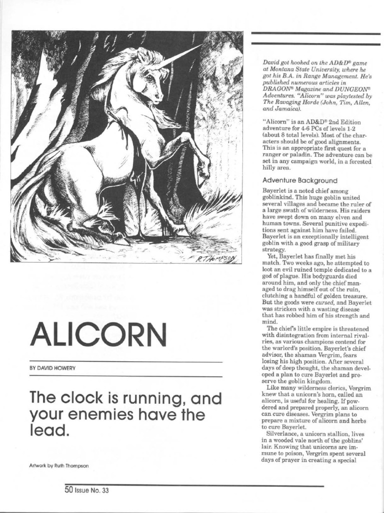 Alicorn (1st 2nd) | PDF