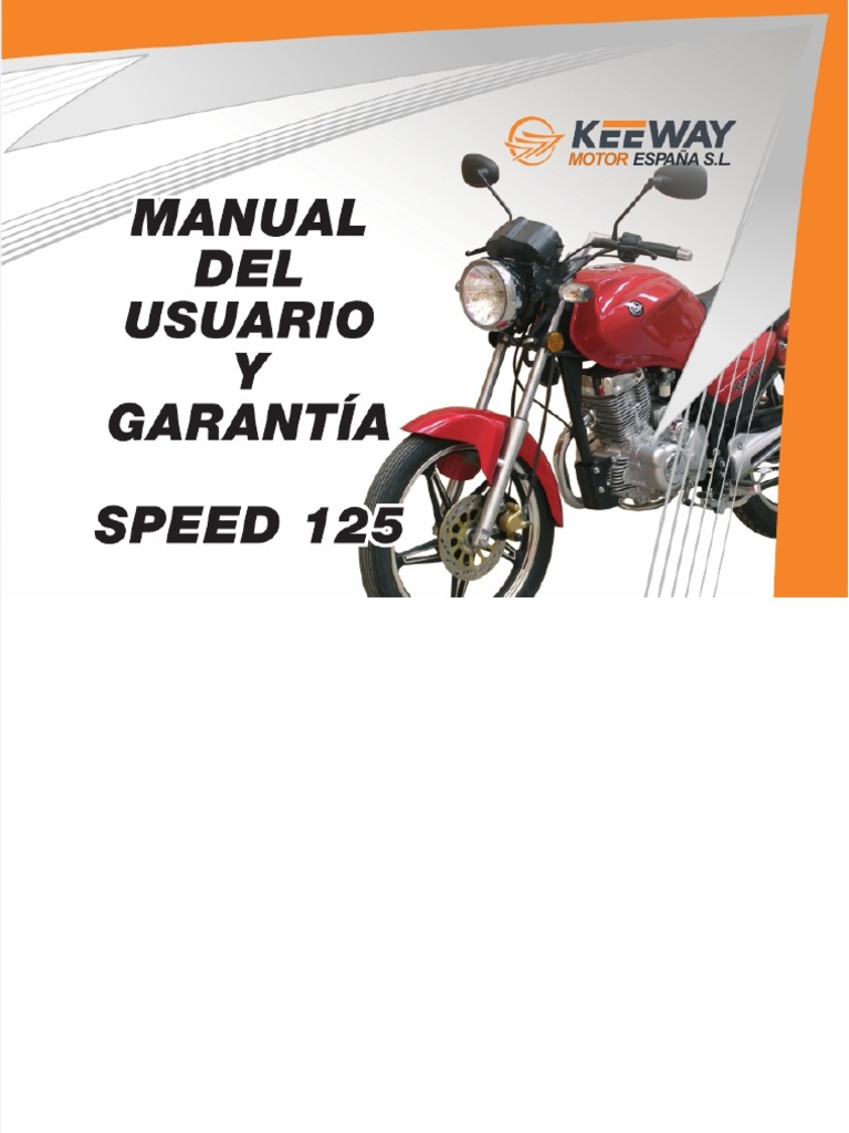 Keeway Speed 125 | PDF | Neumático | Motocicleta