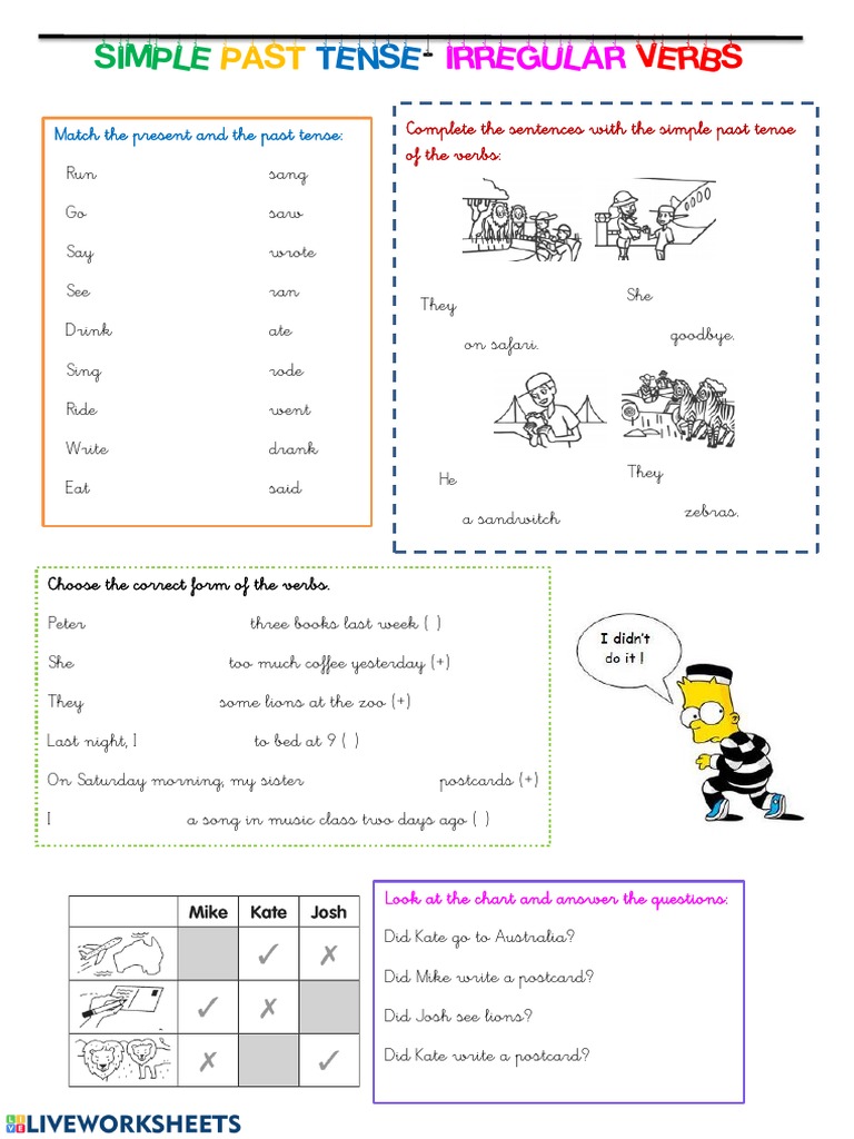 Worksheet Past Simple Irregular Verbs | PDF | Language Arts & Discipline