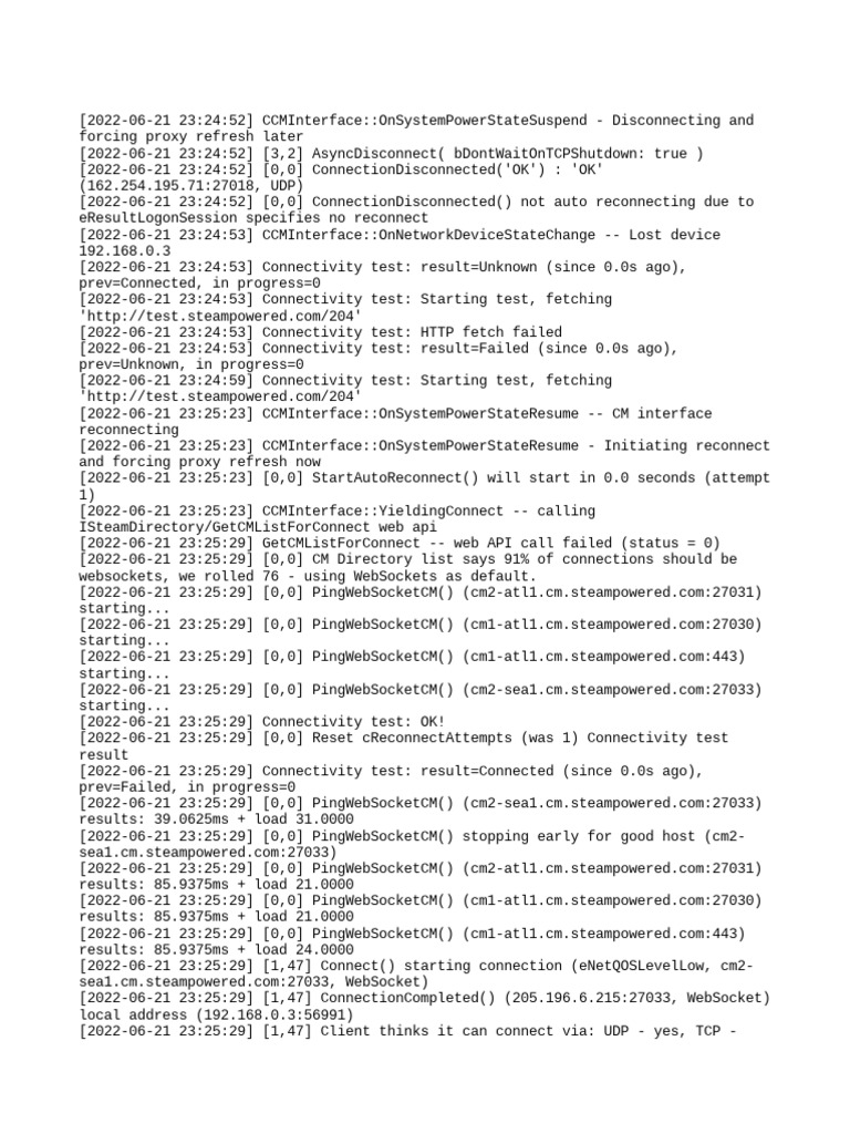 Connection Log | PDF | Hypertext Transfer Protocol | Transmission Control Protocol