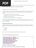 Advance Steel Model in Pure AutoCAD | PDF | Auto Cad | Autodesk