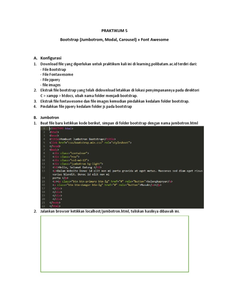 P5. Bootstrap+Font Awesome | PDF