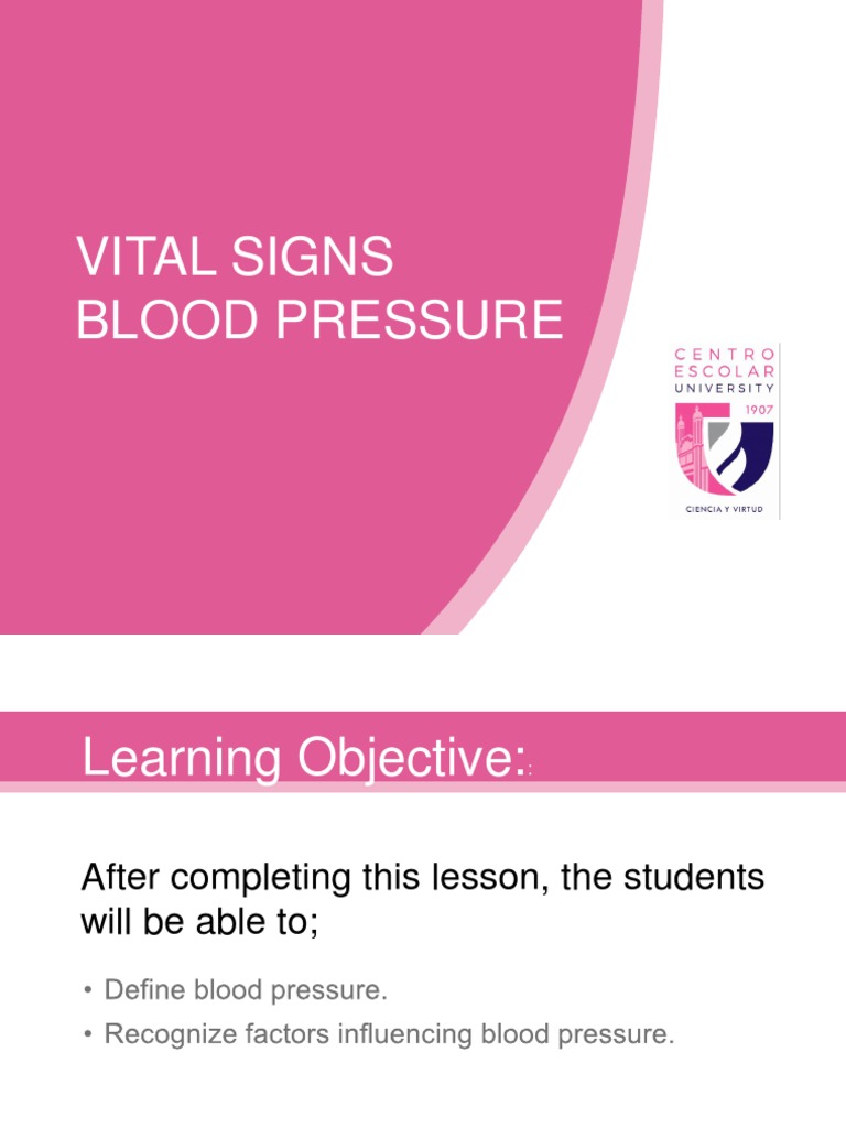 Blood Pressure | PDF | Blood Pressure | Hypertension