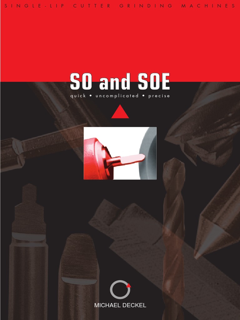 Deckel SO SOE Brochure | PDF